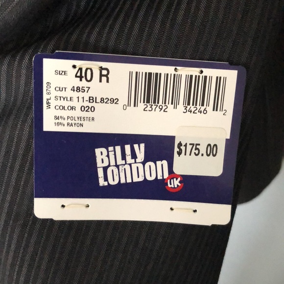 Billy London | Suits & Blazers | Mens Sports Coat Billy London 4r New ...